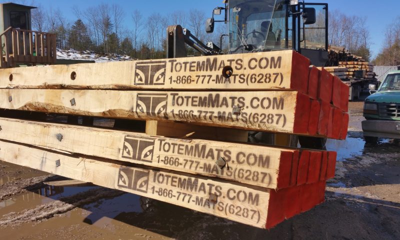 8" Timber Mats - New, Used, & Rental 8" Timber Mats | Totem Mats
