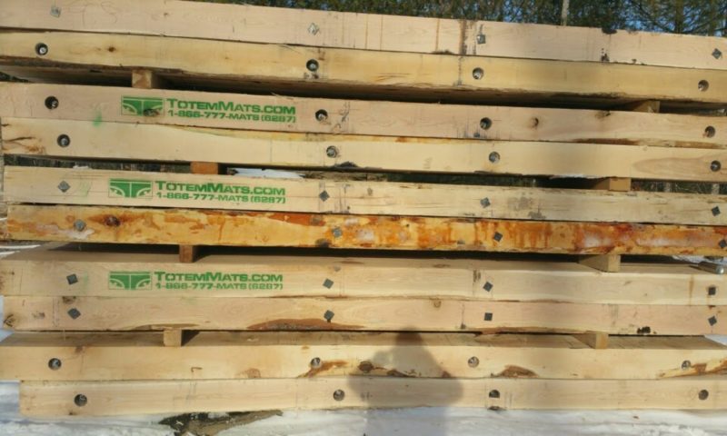 8" Timber Mats - New, Used, & Rental 8" Timber Mats | Totem Mats